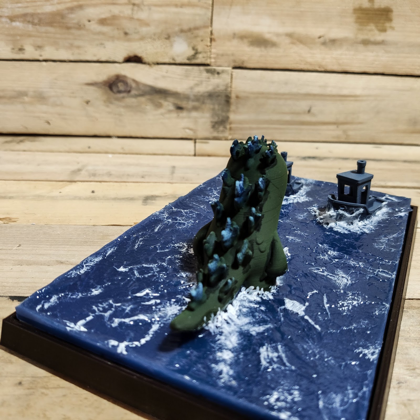Mini Godzilla Diorama | The3Dprinting 3D print Dioramas, Models and Props