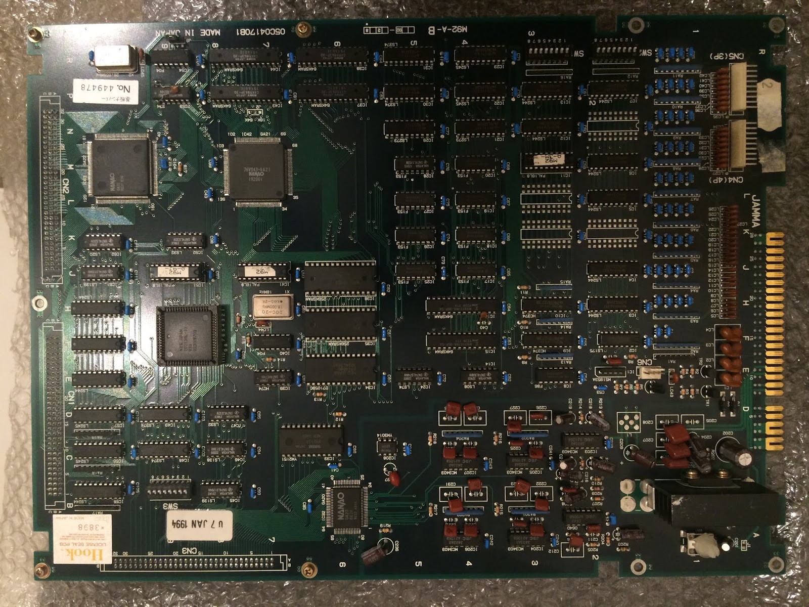 Arcade PCB Fever: Hook by Irem