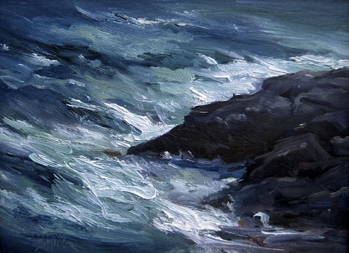 The Art of Bruce: Sea Spray Gull Cove
