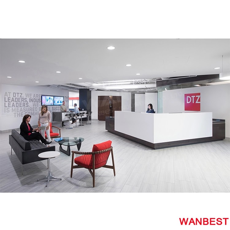 L Shape Hotel Interior - Wall Decoration