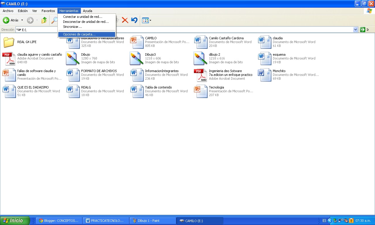 CONCEPTOS DE OFIMATICA: formatos de archivos