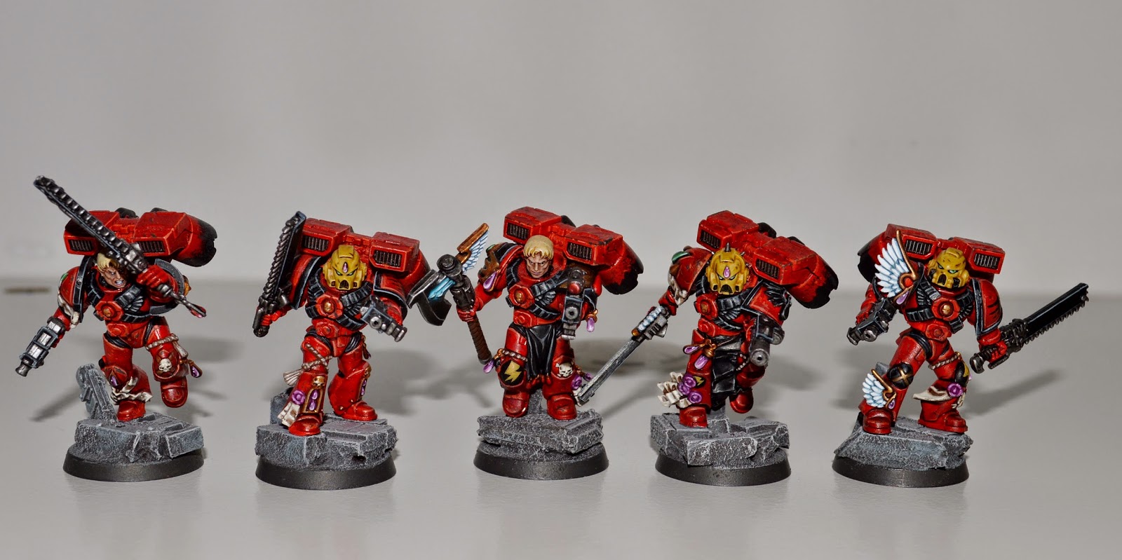 Segmentum Solar: Escouade d'Assaut Blood Angels.