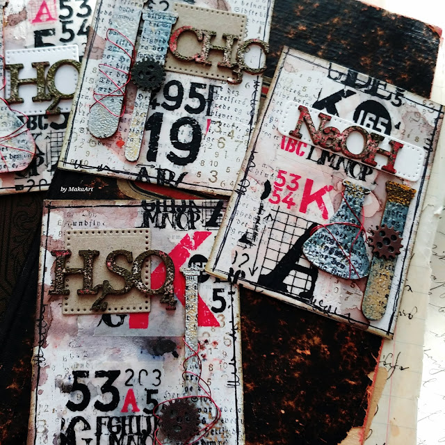 My journey through the mixed media world...: November ATC Theme ...