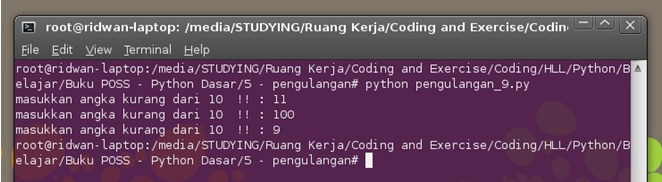 Menyusun dan menggunakan Pengulangan dengan “while” pada bahasa ...