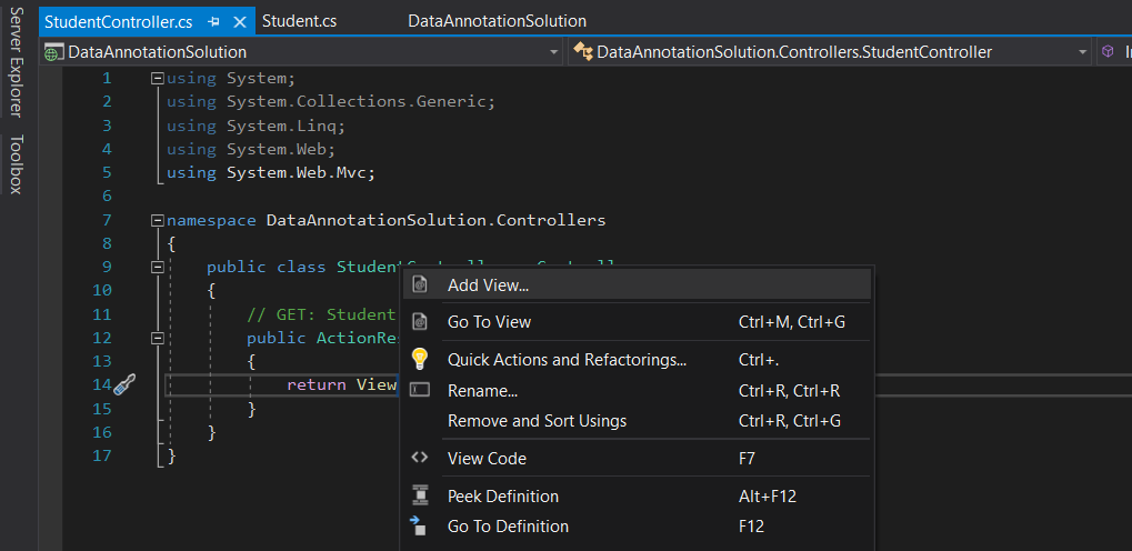Sử dụng Data Annotations trong ASP.NET MVC