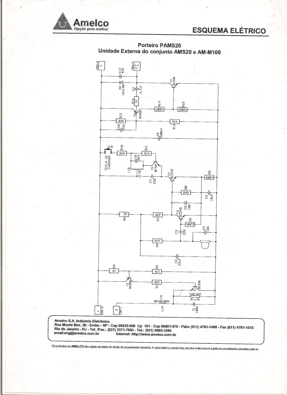 PAULO ANDRADE: Esquemas Amelco