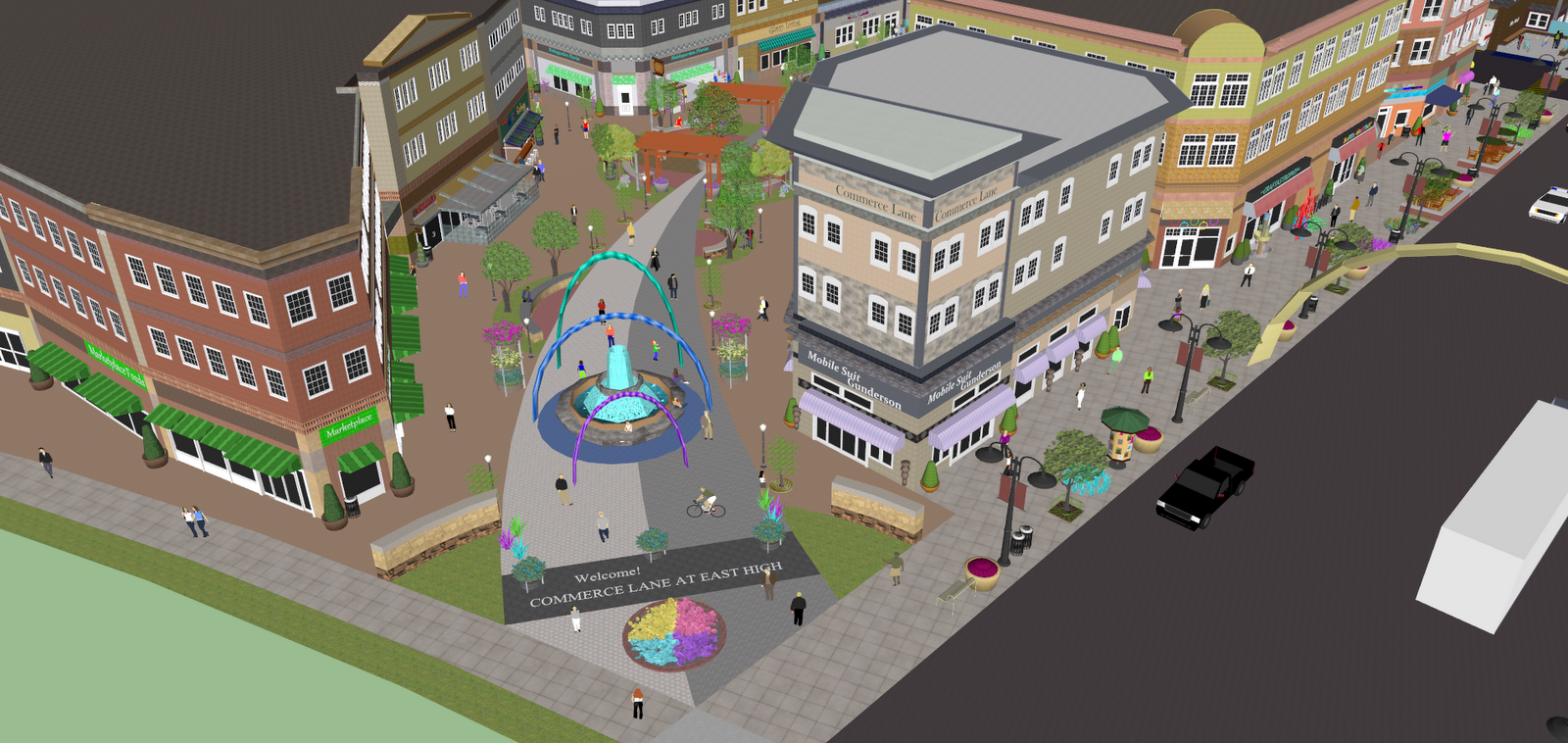 Planner 47 Blog: East High Street model, Hamilton Ohio, 2012 ("the ...