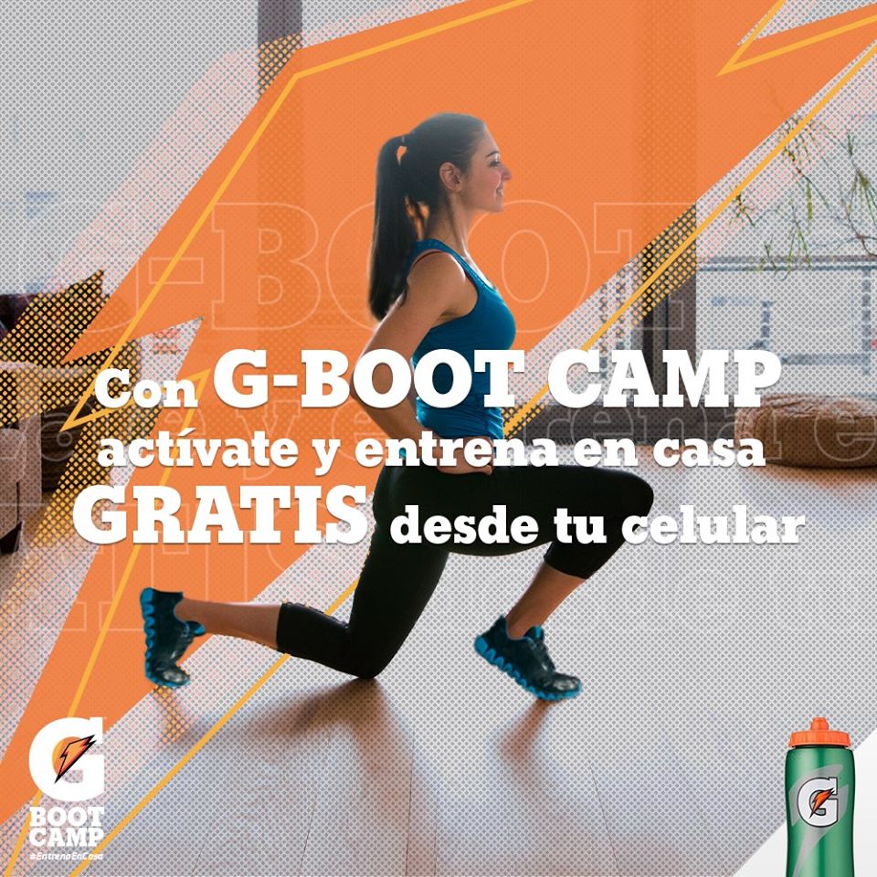 Gatorade® lanza su plan gratuito de entrenamiento en casa: ‘G BootCamp’