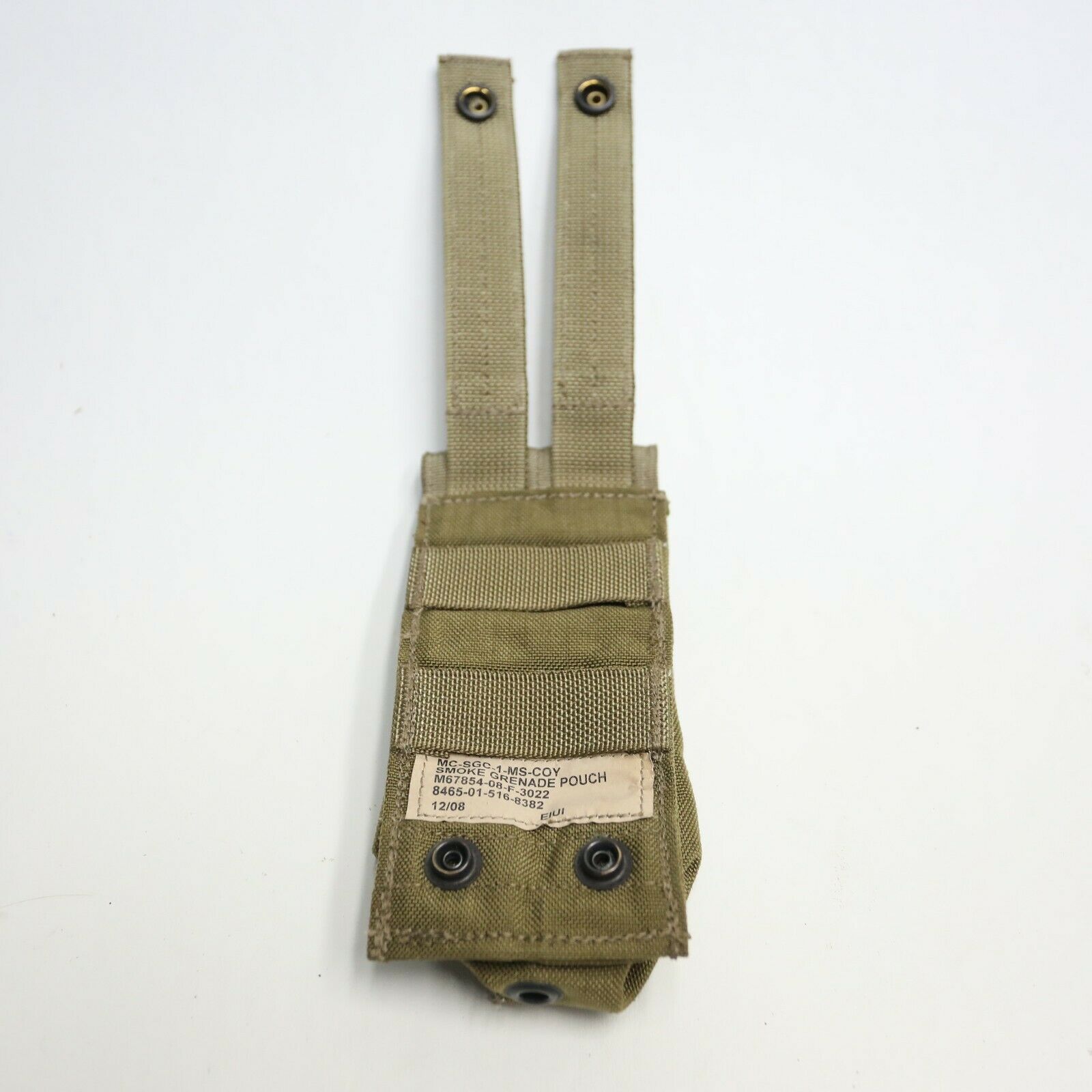 Webbingbabel: USMC FSBE II Smoke Grenade Pouch Single Coyote