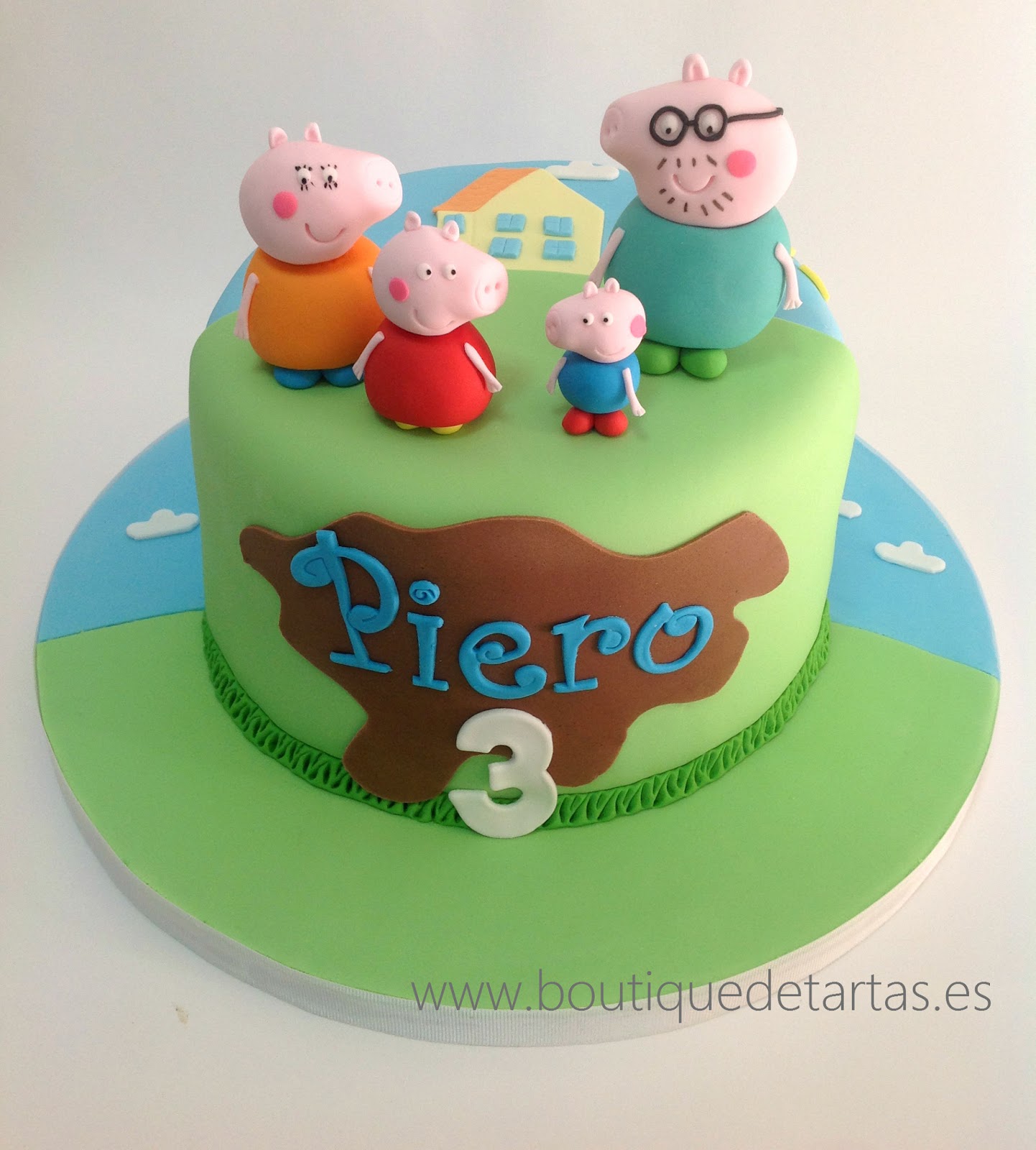La boutique de las tartas - Cake Design: Tarta Peppa Pig diseño casa en ... La boutique de las tartas - Cake Design: Tarta Peppa Pig diseño casa en ...