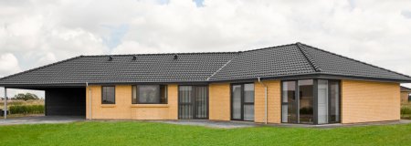 HusCompagniet på Kærhavebakken: Tilvalg: Murede gavle, uden udhæng