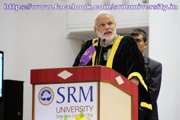 BJP's Narendra Modi addressed college students at the convocation of ...