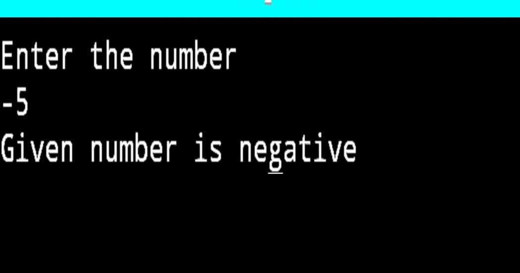 C Program To Check Given Number Is Positive Negative Or Neutral c-program-to-check-given-number-is-positive-negative-or-neutral