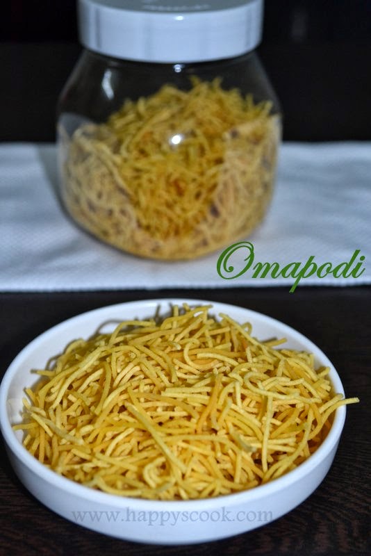 Omapodi Recipe/Plain Sev |Diwali Special Recipes | Happy's Cook