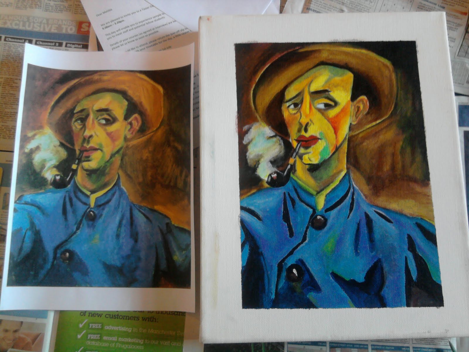 MAP Art: Max Pechstein's Self-portrait.