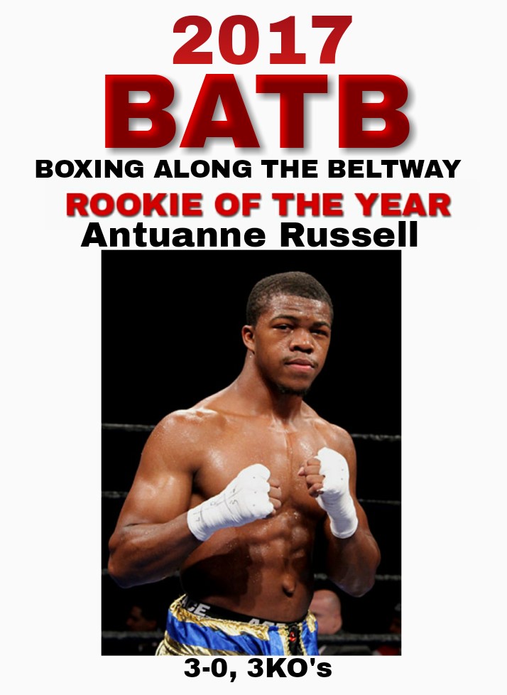 Boxing Along The Beltway: Beltway Boxing 2017 -- Rookie Of The Year!