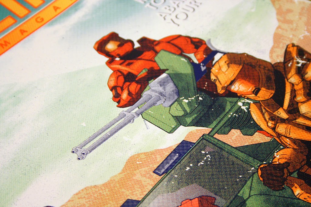 INSIDE THE ROCK POSTER FRAME BLOG: Tim Anderson Red Life Halo RvB Print ...