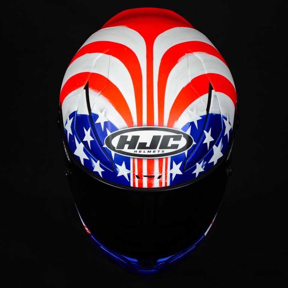 Racing Helmets Garage: HJC R-PHA 01R J.Roberts 2020 by Dave Designs