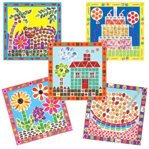 mosaic craft for kids ~ crafts and arts ideas
