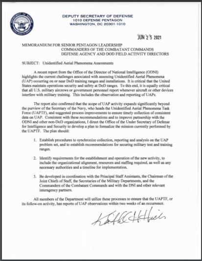 Unidentified Aerial Phenomena - scientific research: The UAP Task Force ...