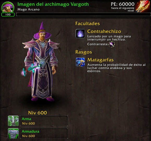 WoWPepe: Imagen del archimago Vargoth