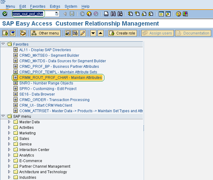 Sap Crm Technical Tutorials By Naval Bhatt Creation Of Marketing Attributes And Attribute Sets