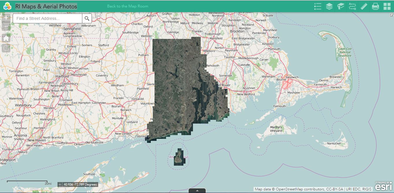 Digital Mapping: RI Maps & Aerial Photos