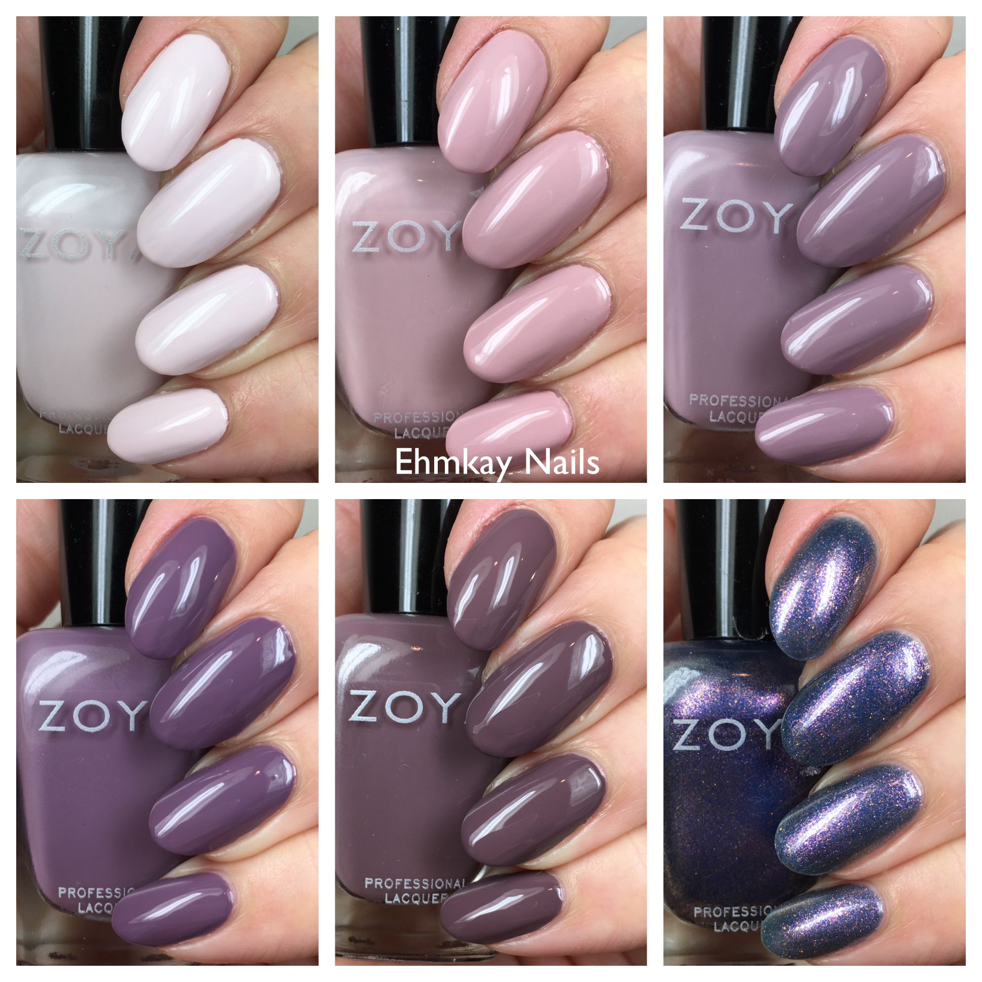 ehmkay nails: Zoya Naturel 4 Collection, Swatches and Review
