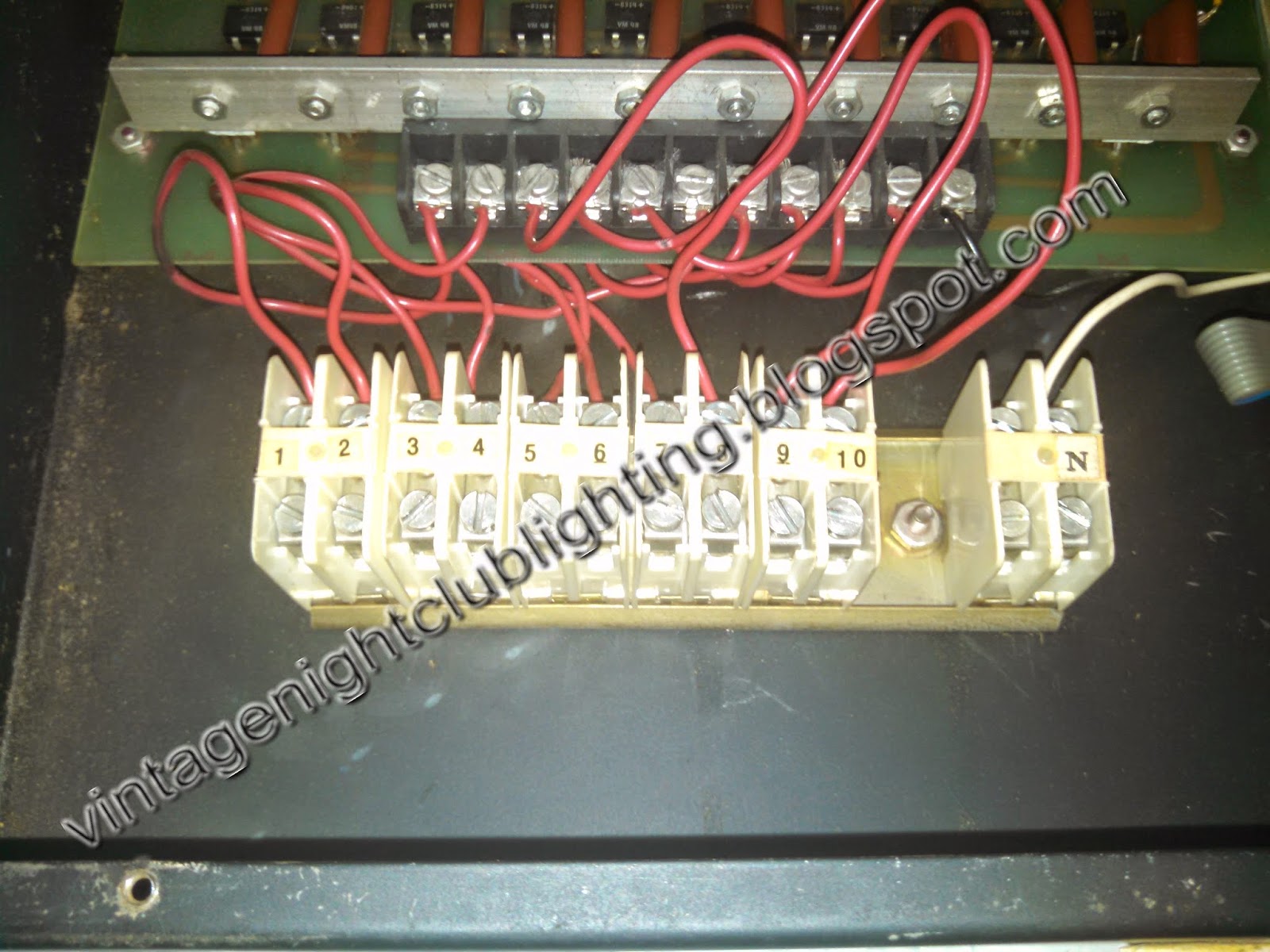 Vintage Night Club Lighting: Lumitrol 10 Channel Chase Controller