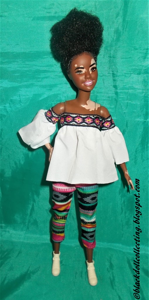 Black Doll Collecting: Fashionista 135 Vitiligo Barbie