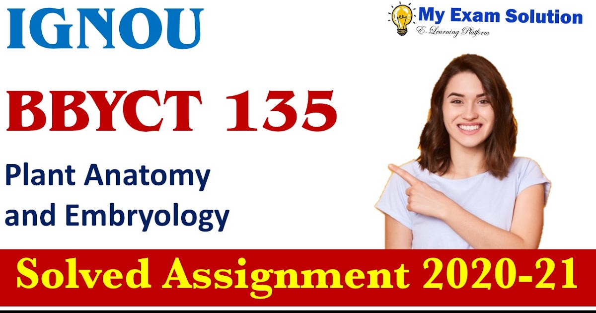 BBYCT 135 Solved Assignment 2020-21 - IGNOU ASSIGNMENTS