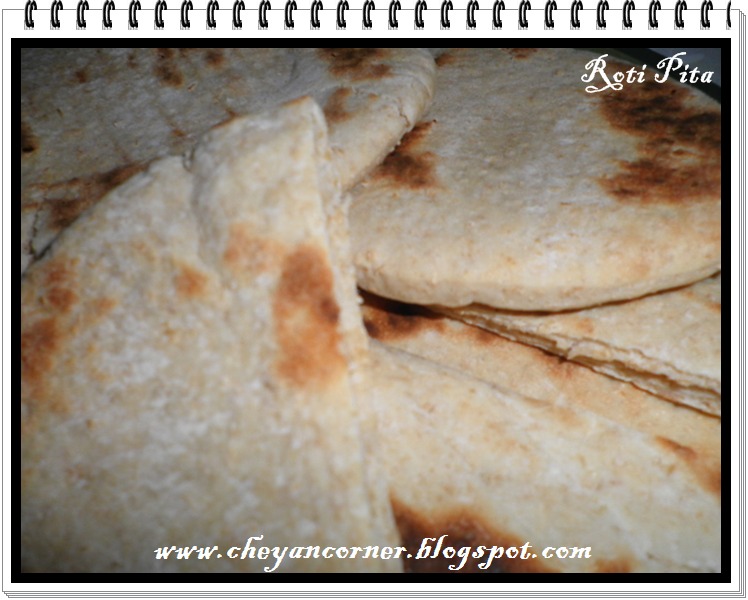 cheyancorner: Roti Pita Berinti