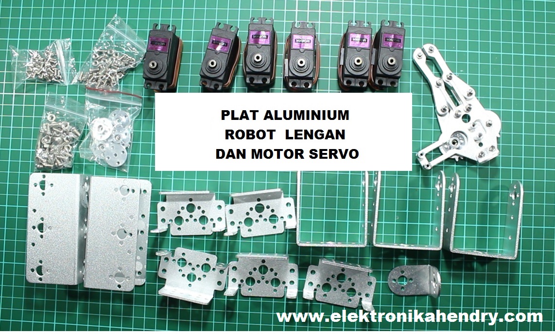 Cara merakit Robot Lengan menggunakan 6 buah motor servo - ELEKTRONIKA ...
