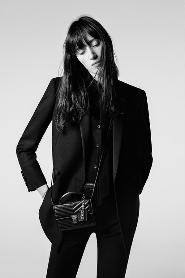 Saint Laurent Paris Pre-Fall 2015 Campaign featuring Helena Severin