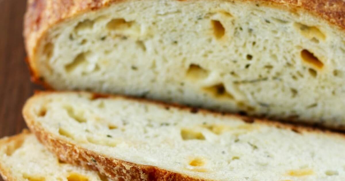 Cheddar Chive Sourdough Bread | Karen's Kitchen Stories