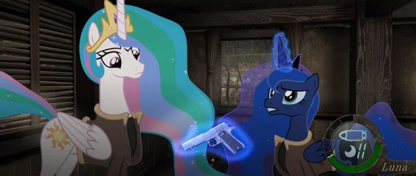 Equestria Daily - MLP Stuff!: Two Best Sisters Play: Resident Evil 4