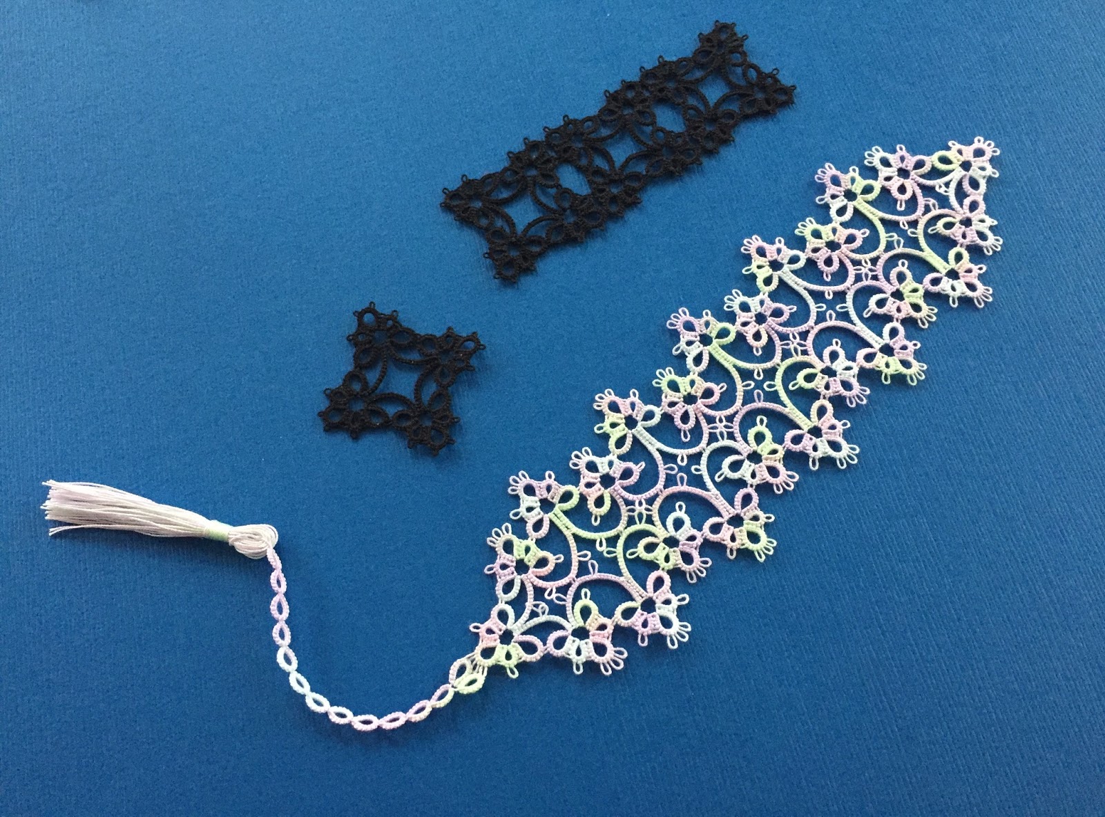 Tatting by the Bay: Bookmark variation