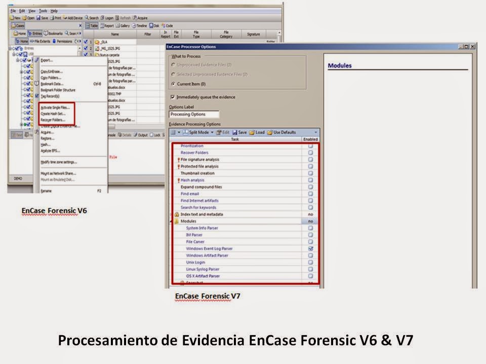 Recorriendo los Caminos de EnCase: Transición de EnCase Forensic V6 a ...