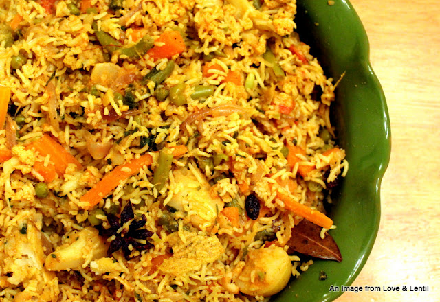 Love & Lentil: Vegetable Biryani