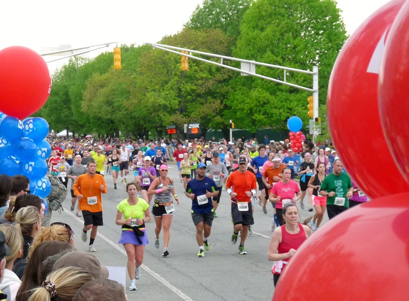 50 after 40: Mission Accomplished: New PR @ Indy Mini Marathon!!!