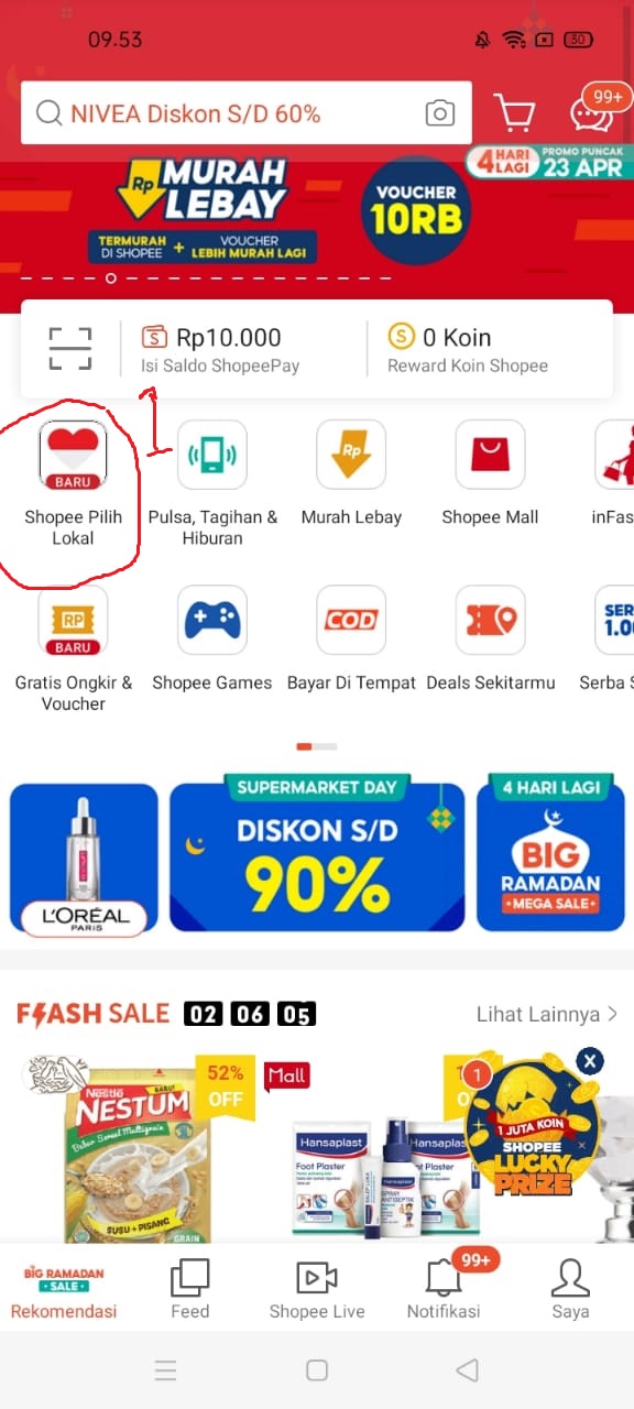 Cara Mencari Promo Brand Produk Lokal di Shopee - Tutorial di Shopee
