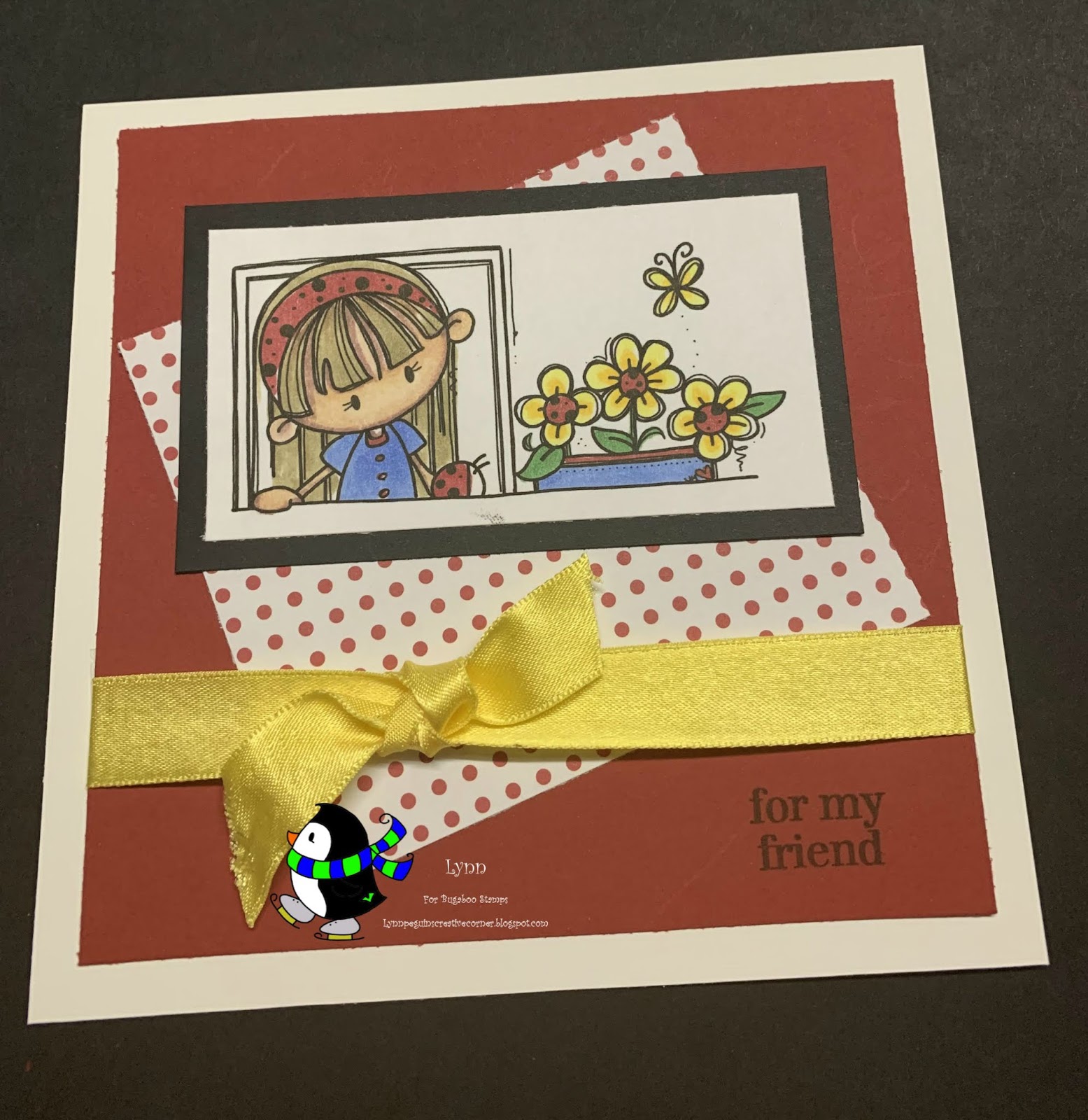Lynnpenguin's Creative Corner: Send a card to a friend day - February
