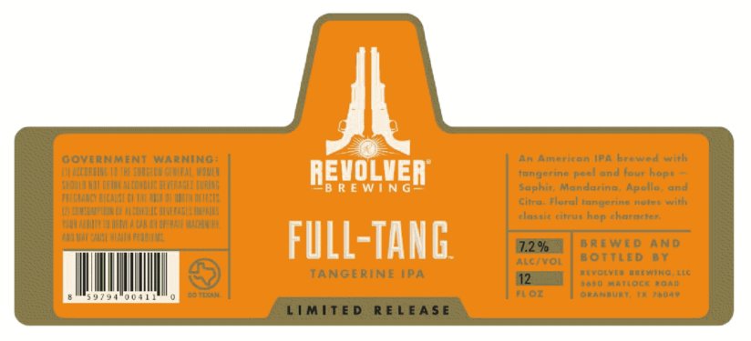Revolver releases Full-Tang for the first time in bottles | Beer in Big D