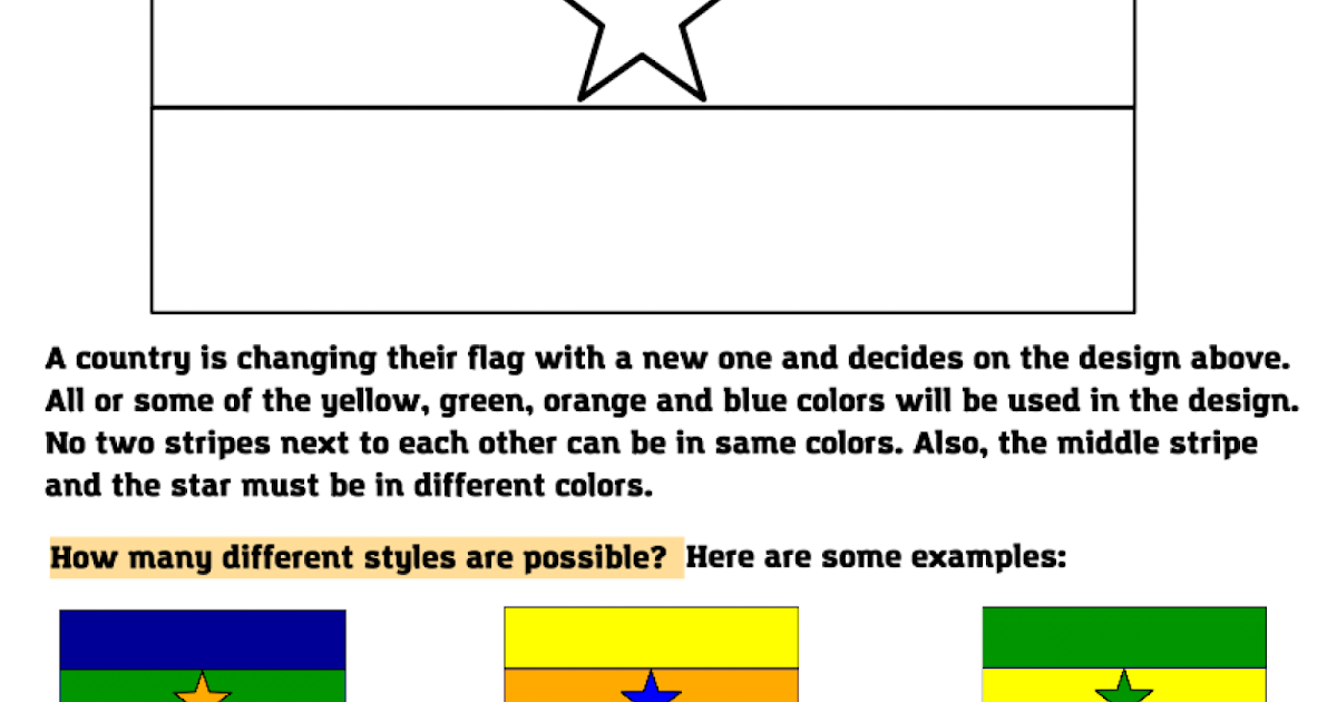 Puzzles and Figures: Flag Colors