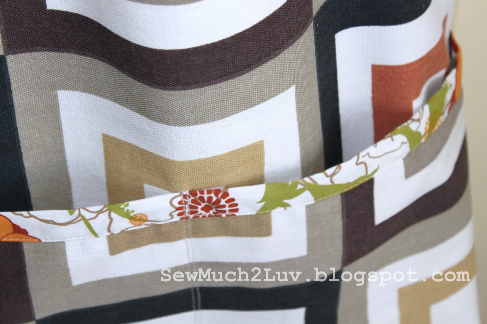 Sew Much 2 Luv: Shower Curtain - Tote Bag Upcycle