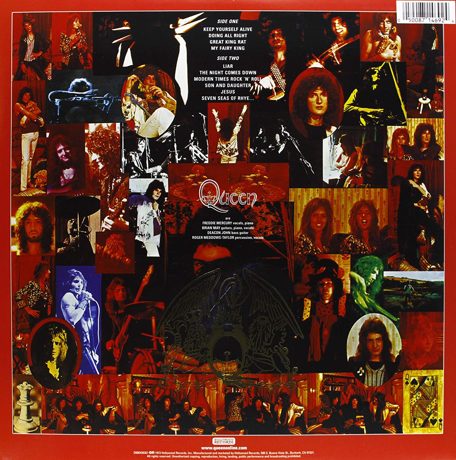 Classic Rock Covers Database: Queen - Queen (1973)