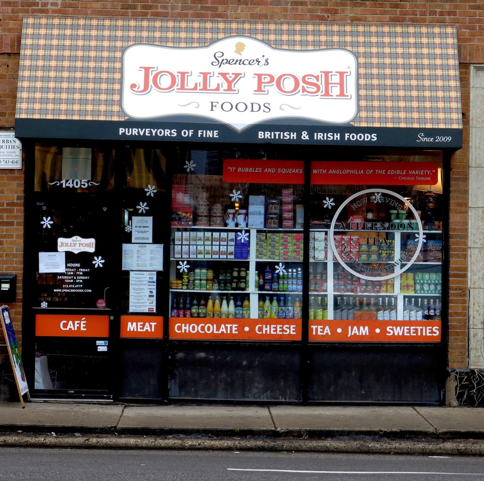 Bunny and Brandy's Brunchtime Blog: Spencer's Jolly Posh Foods or Home ...