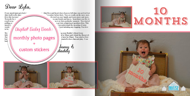 Our House in the Middle of Our Street: Digital Baby Book: Monthly Photo ...