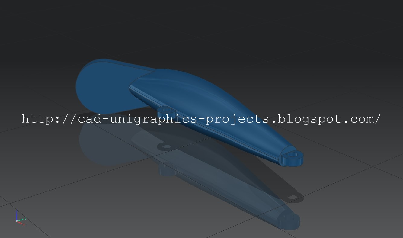 CAD designs by Ivan: Fishing lure model