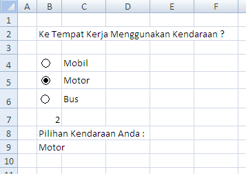 excelnur: membuat tombol pilihan di excel